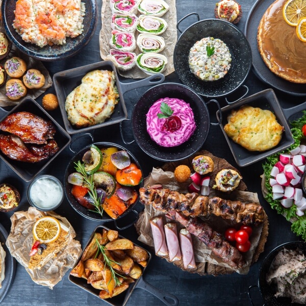 Menu for children's parties and party table - Pelm Deli - handmade food ...